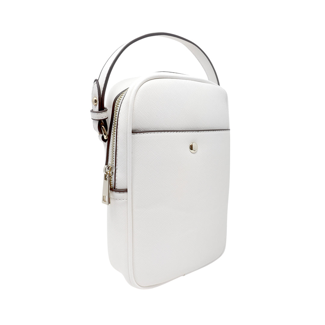 Cartera crossbody Cherry para mujer color blanco - Par2 El Salvador ...